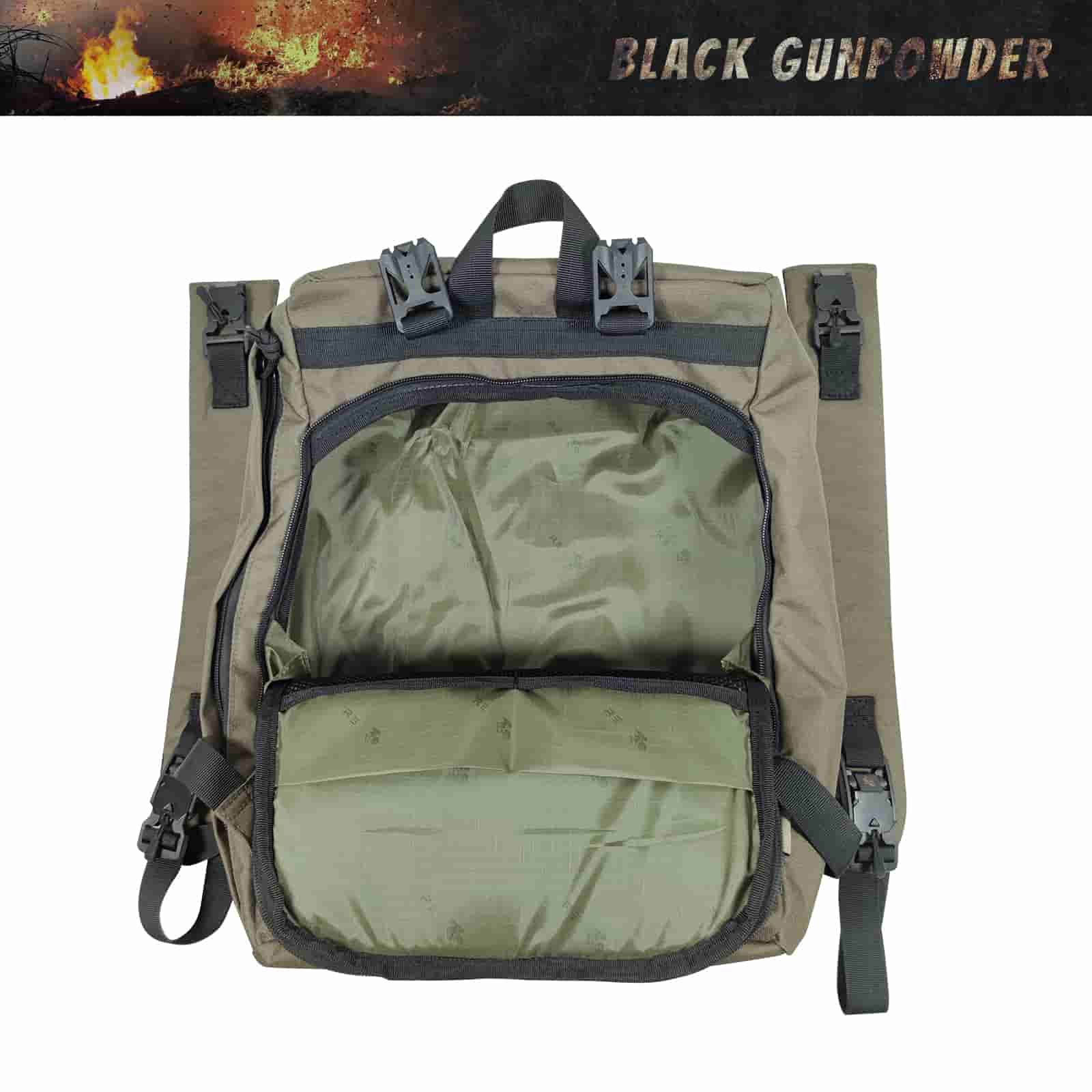 Black Gunpowder Travel Commuter Backpack Waterproof and Durable Fits 1 ...